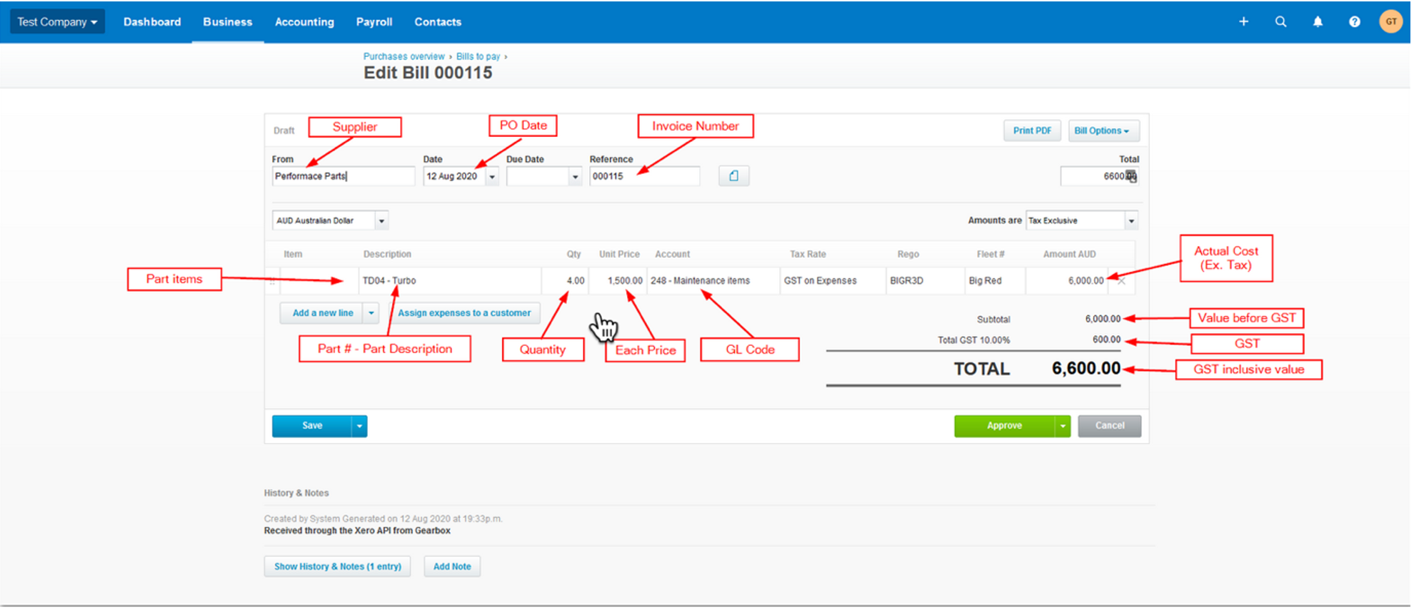 Xero Integration – Support Central