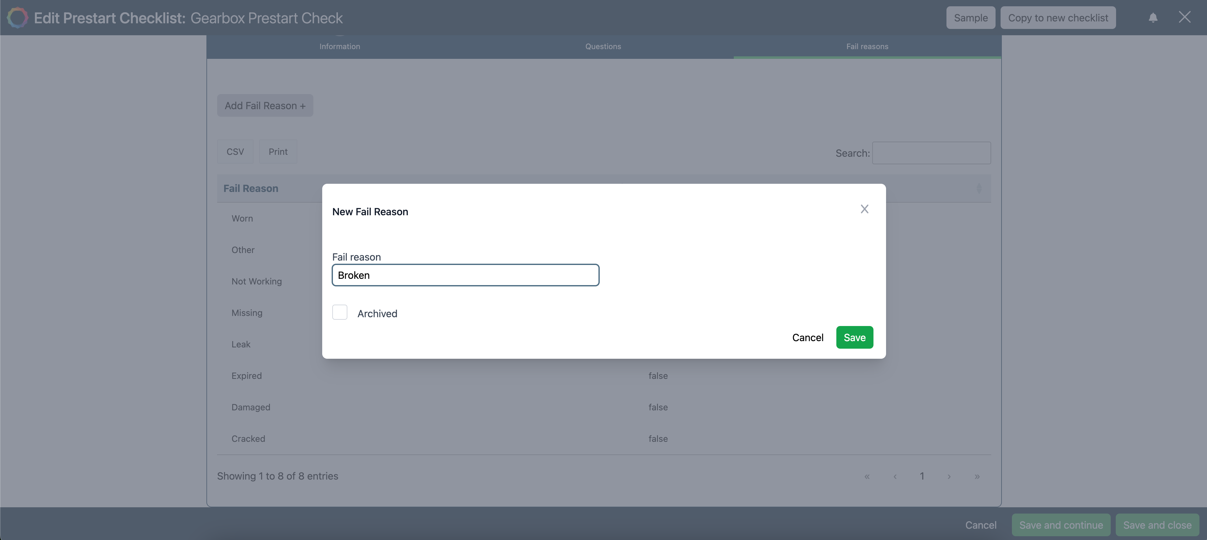 How to Create and Manage Prestart Checklists – Support Central