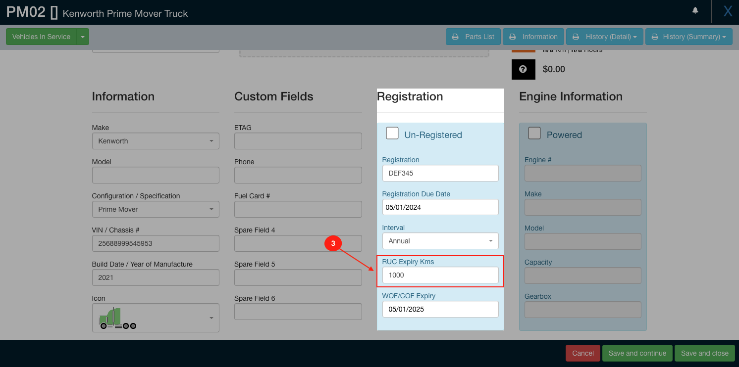 Road User Charge (RUC) – Support Central