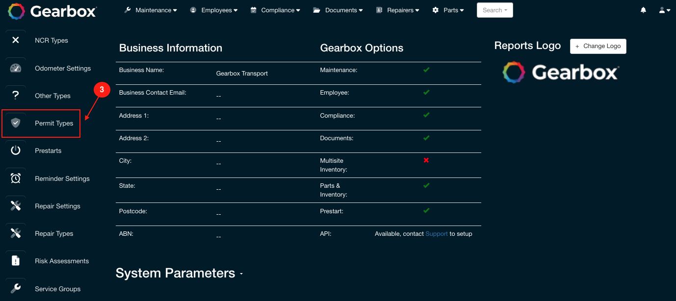 Permits – Support Central