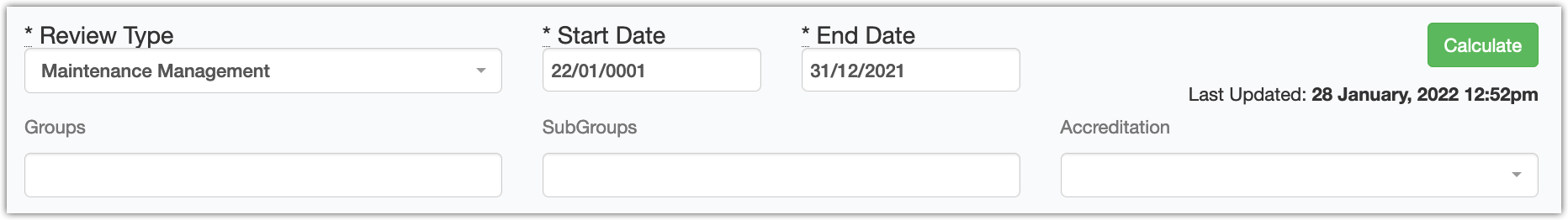 NHVAS Maintenance Review – Support Central