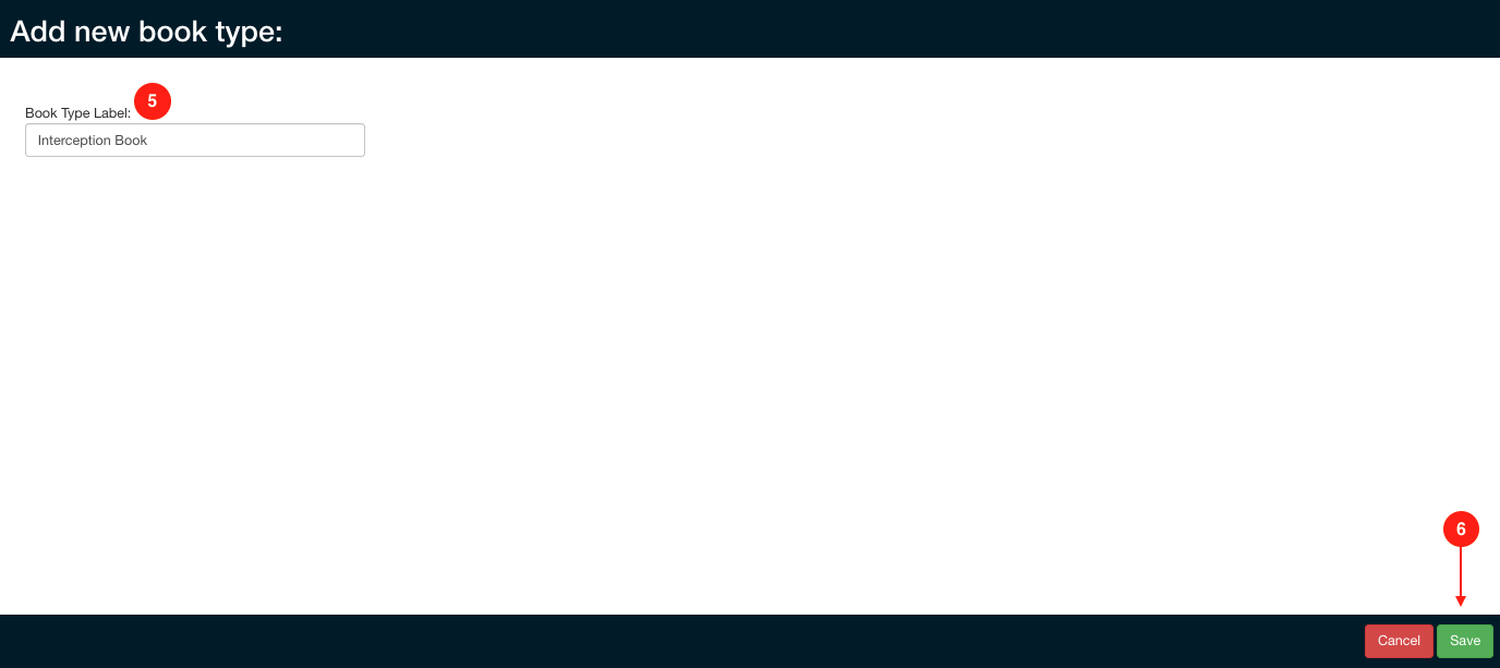 Add or Edit Book Register – Support Central