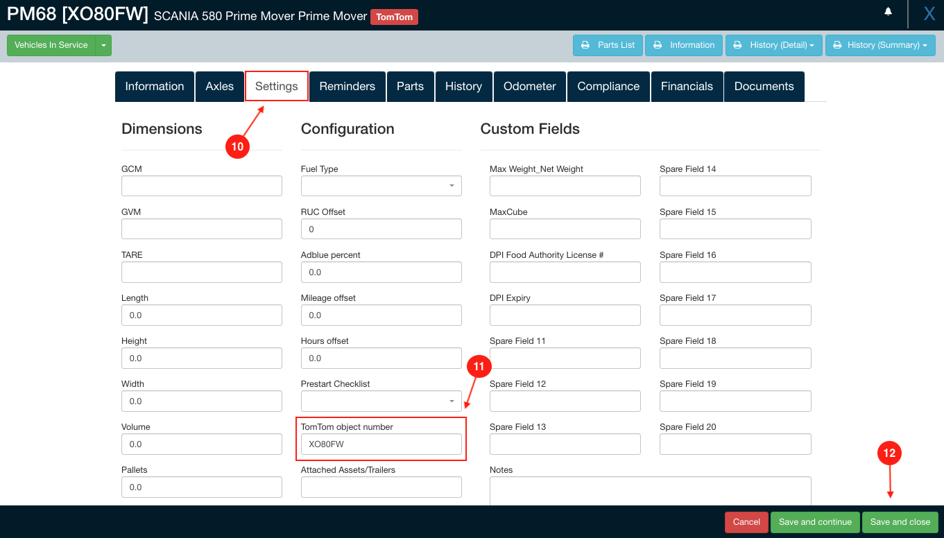 Webfleet (TomTom) Telematics Integration – Support Central