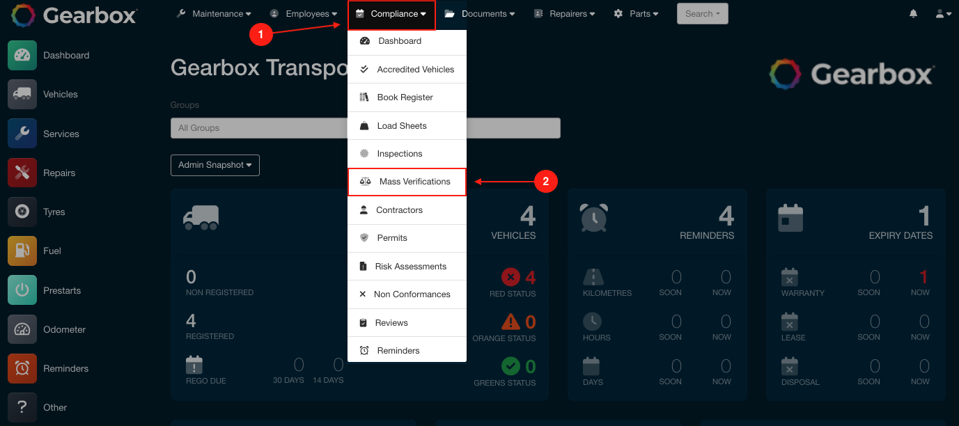 Mass Verifications – Support Central