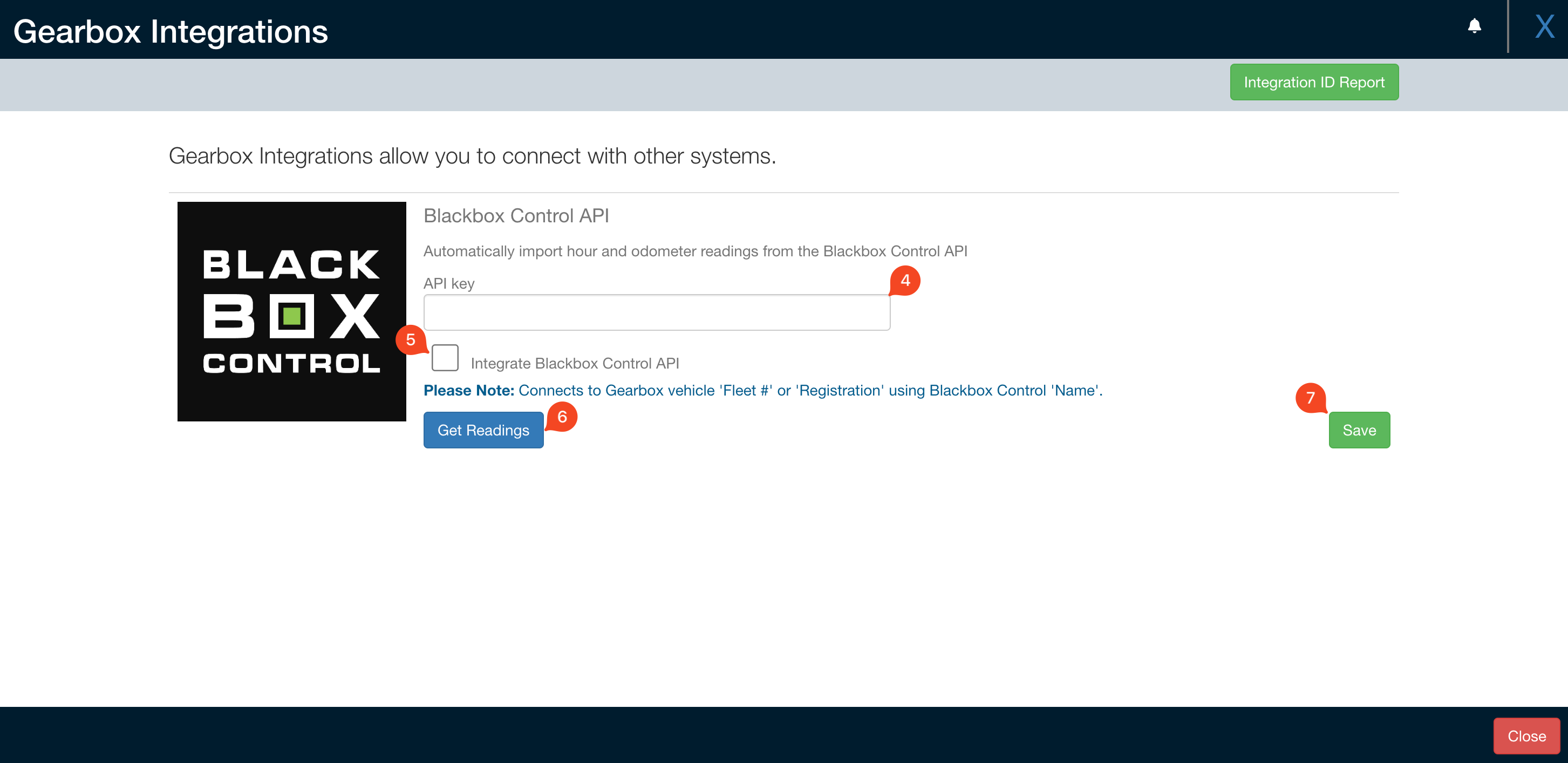Black Box Integration – Support Central
