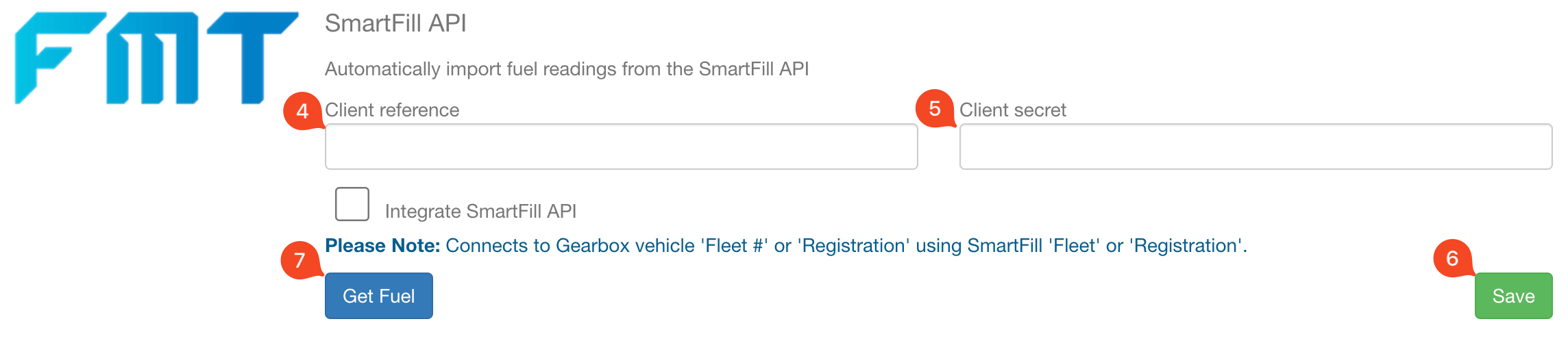 FMT Smartfill Integration – Support Central