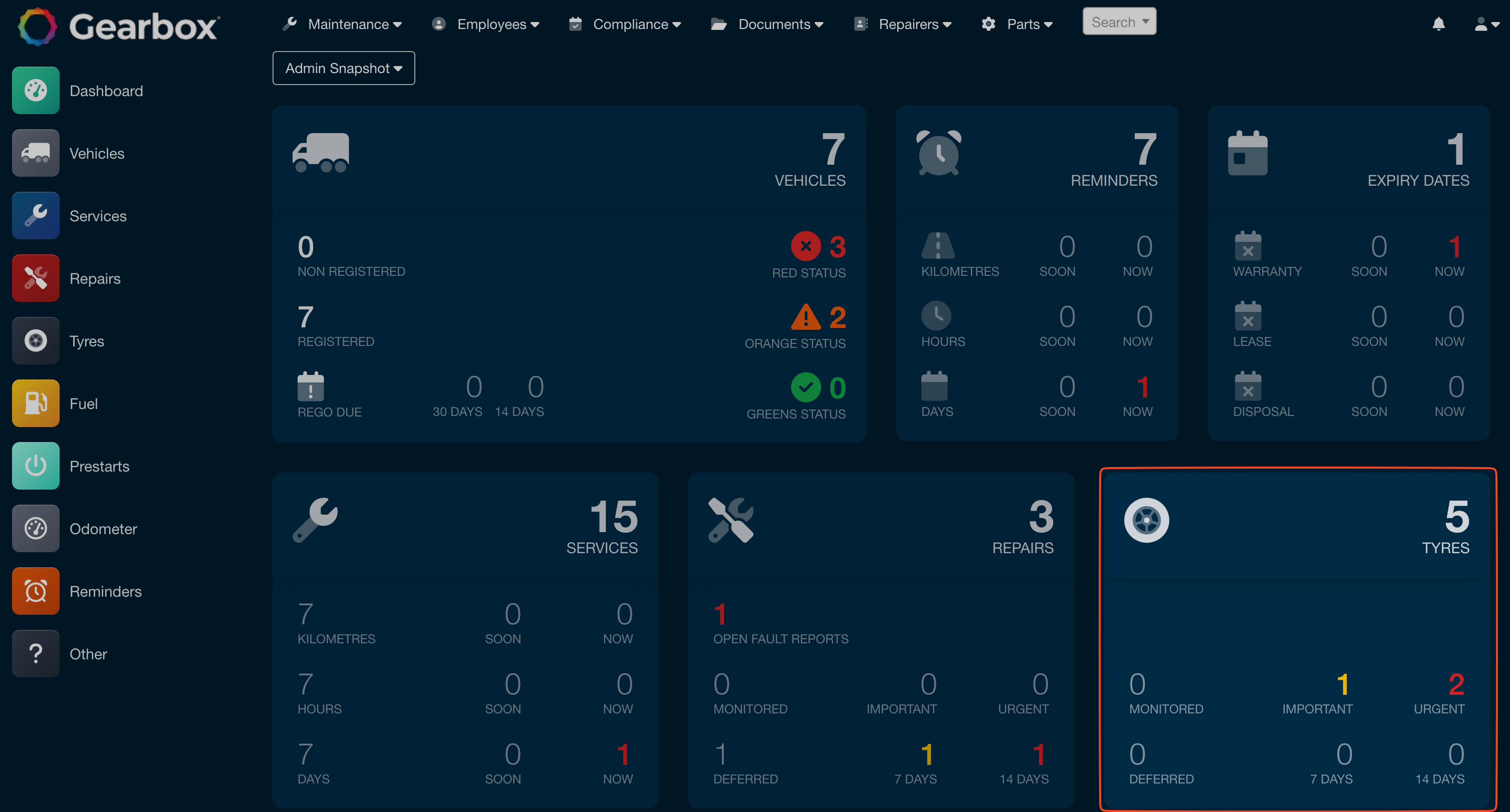 Tyres – Support Central